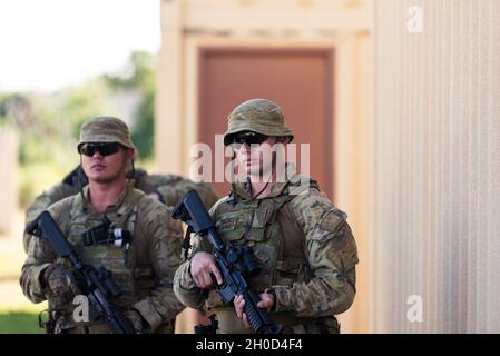 Airfield Defense Guards with the No. 2 Security Forces Squadron, Royal ...