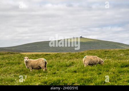 Disused RAF Skaw radar station on Lamba Ness, Unst, Shetland. Proposed ...