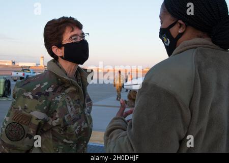 Chief Master Sgt. Melissa Royster, 22nd Air Refueling Wing command ...