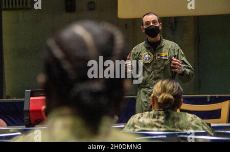 Capt. Todd Marzano, commanding officer of aircraft carrier, Pre ...
