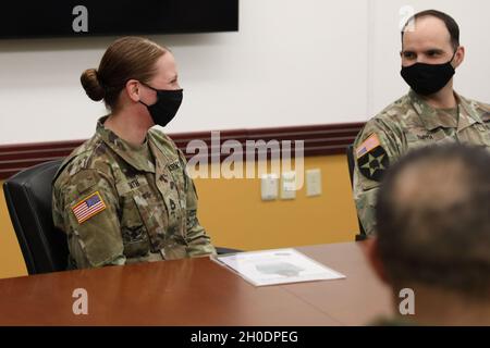 Sgt. 1st Class Morgan M. Smith receives the Sergeant Major Jerome Pionk ...