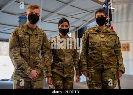 Airman 1st Class Valeria Jimenez-Valdez (left) and Airman 1st Class ...