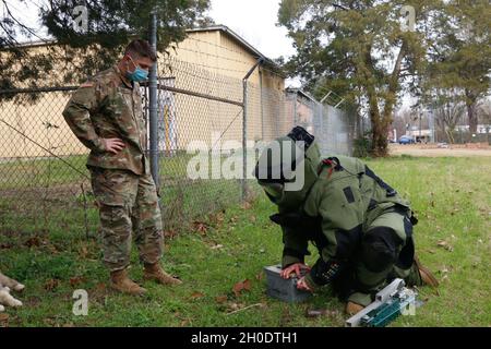 A Soldier with the 202nd Explosive Ordnance Disposal Company, 201st ...