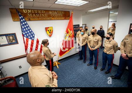 Brig. Gen. Julie L. Nethercot relinquishes command of Marine Corps ...