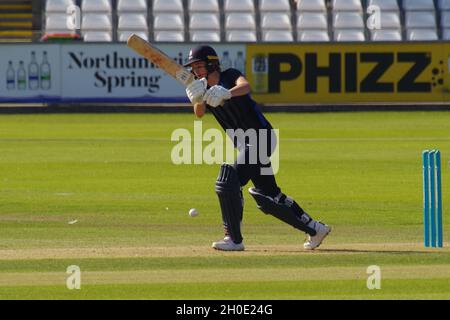 Chester le Street, England, 28 March 2022. Adam Lyth batting for ...