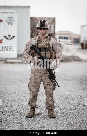U.S. Marine Corps Cpl. Beau Arsenault, a low altitude air defense (LAAD ...