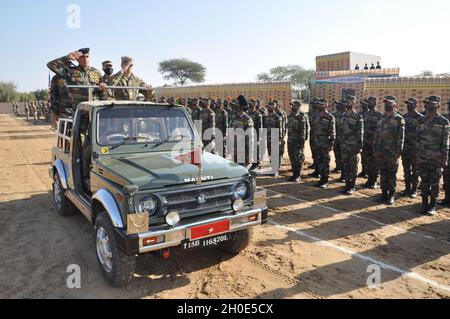 Indian Army Brigadier Mukesh Bhanwala, commander of 170th Infantry ...