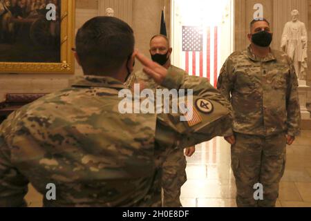 Col. Robert Hughes, commander, 44th Infantry Brigade Combat Team ...