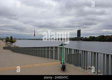 Bolt e-scooter in Riga Stock Photo - Alamy