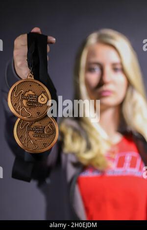 U.S. Marine 2nd Lt. Riley Compton, the logistics officer for Marine ...