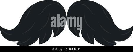 Gunslinger moustache Beard style men illustration Facial hair mustache ...