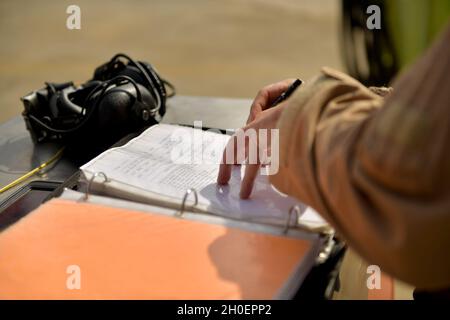 Weapon Systems Officer Capt. Lacie Hester steps to her chosen ride, an ...