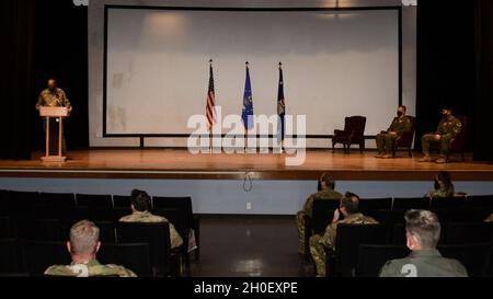 Presentation of Mackay Trophy Stock Photo - Alamy