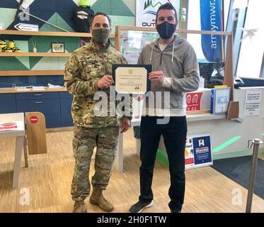 Garrison Commander Col. Mario Washington, accompanied by Command Sgt ...