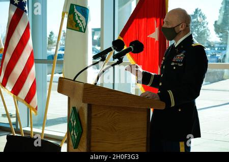 Col. Drew Conover, an officer of the G3 in the 4th Infantry Division ...