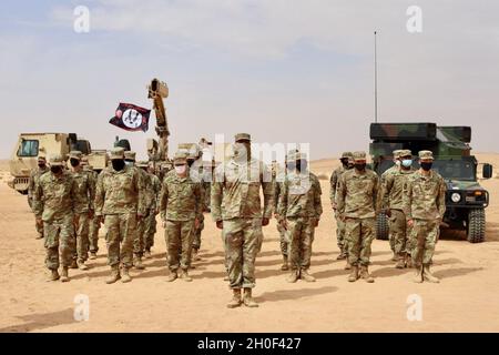 Saudi Arabian national guard soldiers celebrate after leading coalition ...