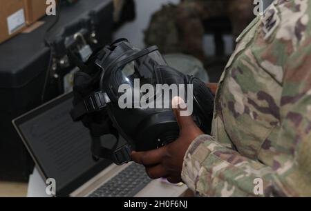 A U.S. Army Soldier from 318th Chemical Company, out of Birmingham ...