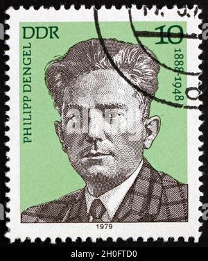 DDR - CIRCA 1979: a stamp printed in DDR shows Hospital Classroom ...