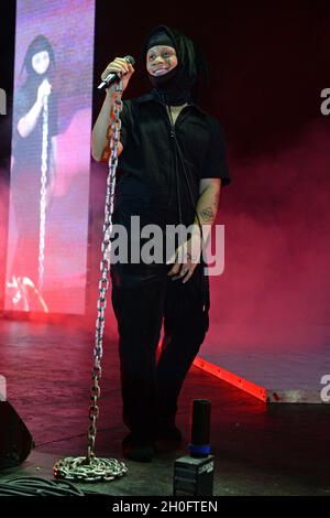 Miami - FL - 20210919 Trippie Redd performs during the Tripp at Knight ...