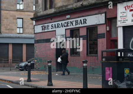 Saracen Street, Possilpark, Glasgow, Scotland, UK with Remaking Saracen ...