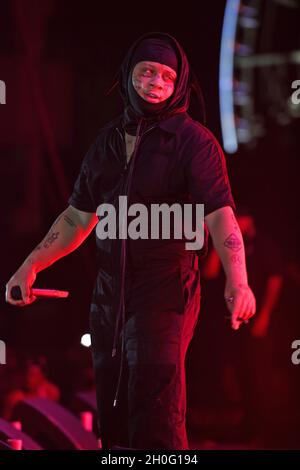 Miami - FL - 20210919 Trippie Redd performs during the Tripp at Knight ...