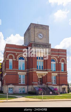 Bloomfield, Indiana, USA - August 20, 2021: The Greene County ...