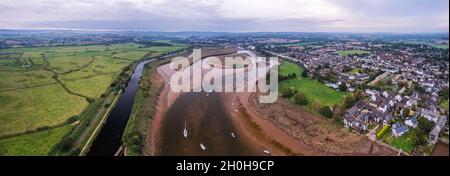 Exeter, South Devon, England: DRONE VIEWS: The River Exe; Exeter Ship ...