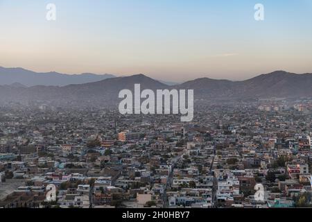 Overlook over Kabul at sunset, Afghanistan Stock Photo - Alamy