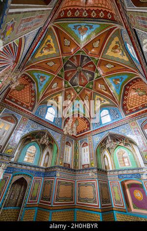 Beautiful interior of the Mausoleum of Mirwais Khan Hotaki, Kandahar ...