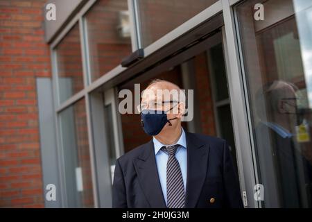 Chair Joshua Rowe poses at King David School in Greater Manchester, UK ...