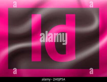 Adobe InDesign logo Stock Photo - Alamy