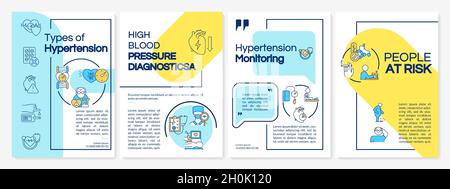 Hypertension types brochure template Stock Vector Image & Art - Alamy