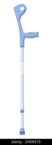 Walking sticks icon. Flat illustration of walking sticks vector icon ...