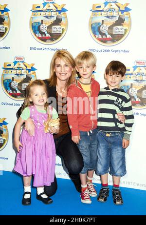 Sally Bercow and children Jemima, Oliver and Freddie arriving at the ...