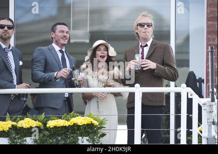 Luke Evans, Anna Friel and Rhys Ifans attend Ladies Day at Glorious ...