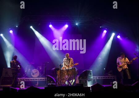 Grandaddy performing at End of the Road Festival 2012, Dorset Stock ...