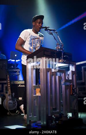 Labrinth performs live at the Roundhouse in central London, as part of ...
