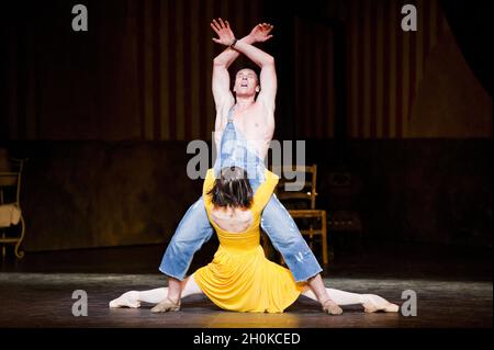 Tamara Rojo and Nicolas Le Riche perform Le Jeune Homme et La Mort as ...