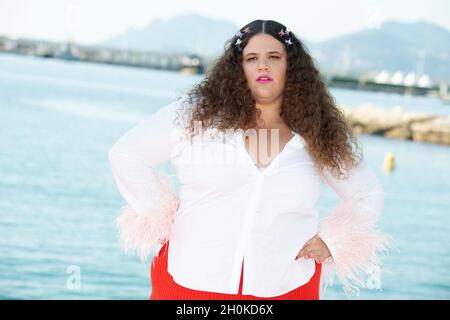 France. Cannes, on October 13, 2021, Maya Landsman attends the Sad City ...