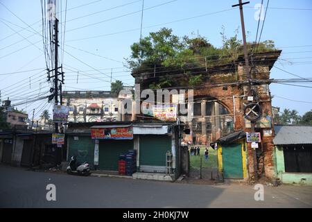 Dilapidated Andul Royal Palace. The colossal mansion of Anandadham or ...