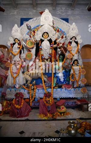 Durga. Lalit Lodge of Paul family. Rajgunge, Banipur, Sankrail, Howrah ...