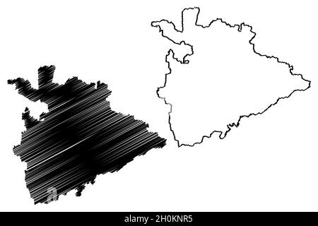Gulbarga district (Karnataka State, Republic of India, Gulbarga ...