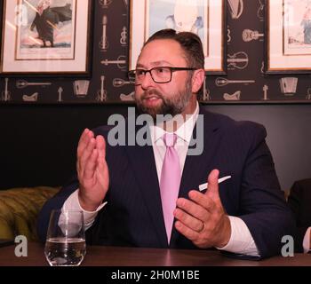 Interview portraits of Jason J. Miller, CEO, GETTR. 21.09.2021 ...