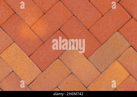 Terracotta Red Floor Bricks for Outdoor Garden Pavement Stock Photo - Alamy