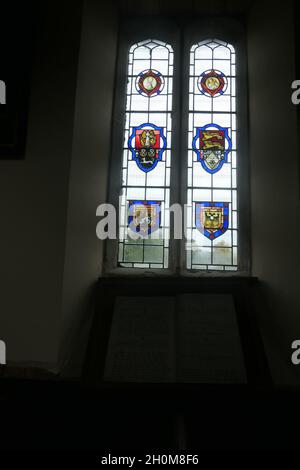 The Font at S Marys Fawsley Church Northamptonshire UK Stock Photo - Alamy