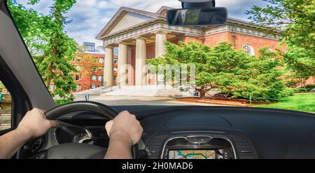 Inside the legendary Harvard University Campus in Cambridge, USA Stock ...