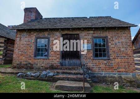 Blountville, Tennessee, USA - August 14, 2021: Slave quarters built by ...