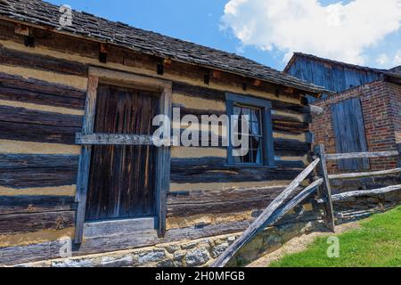Blountville, Tennessee, USA - August 14, 2021: Slave quarters built by ...