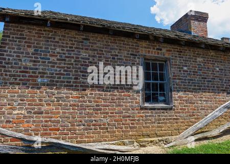 Blountville, Tennessee, USA - August 14, 2021: Slave quarters built by ...