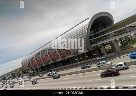 LRT Station Pusat Bandar Puchong, Petaling Jaya, Malaysia Stock Photo ...